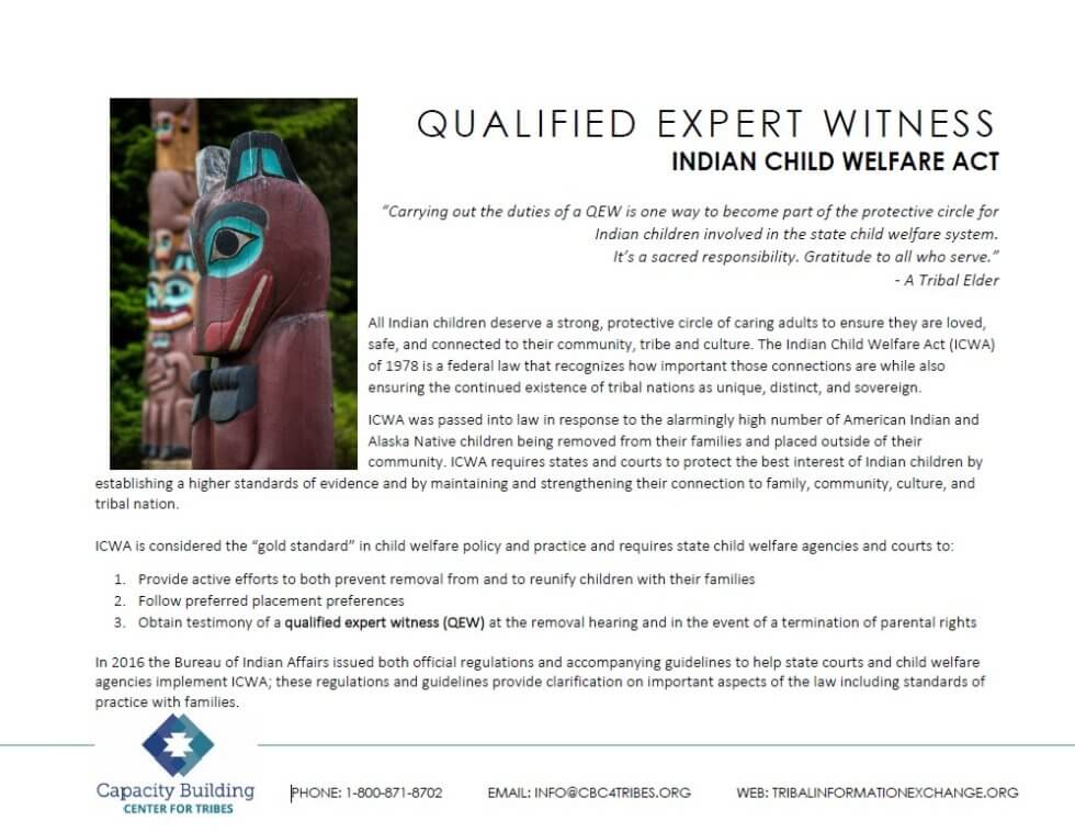 ICWA - Tribal Child Welfare Information Exchange